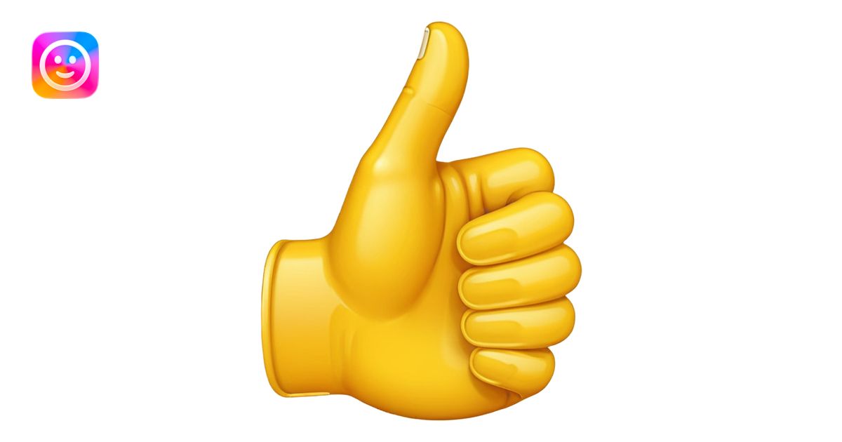 emoji hand thumps up emoji | AI Emoji Generator