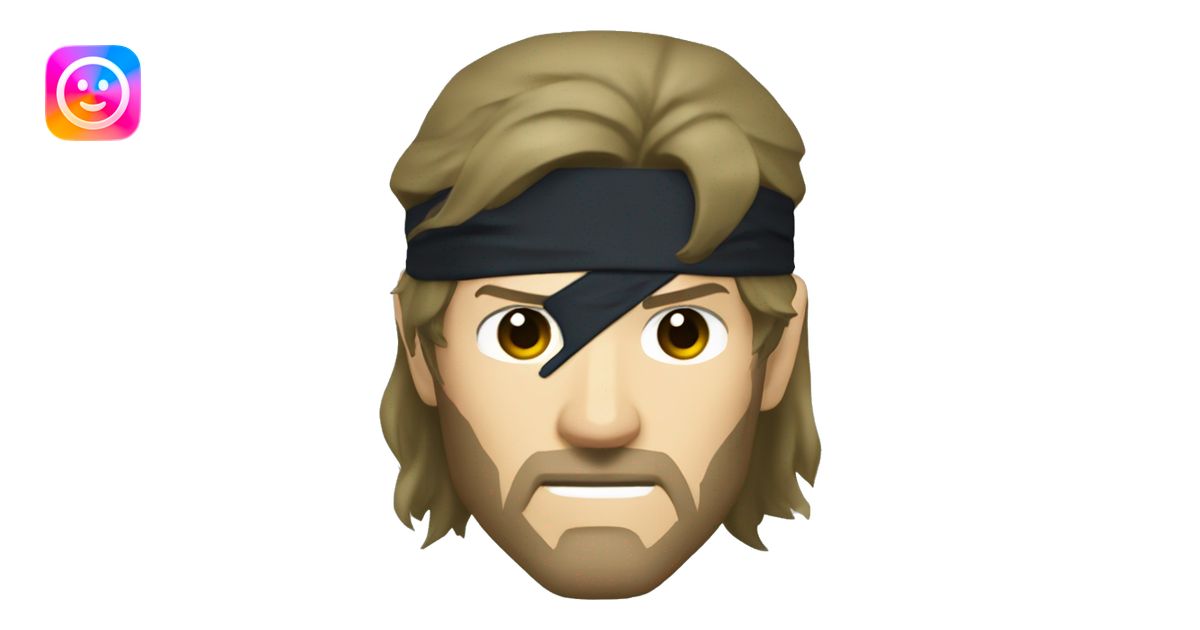 solid snake from metal gear solid 3 as big boss with brown hair and and ...