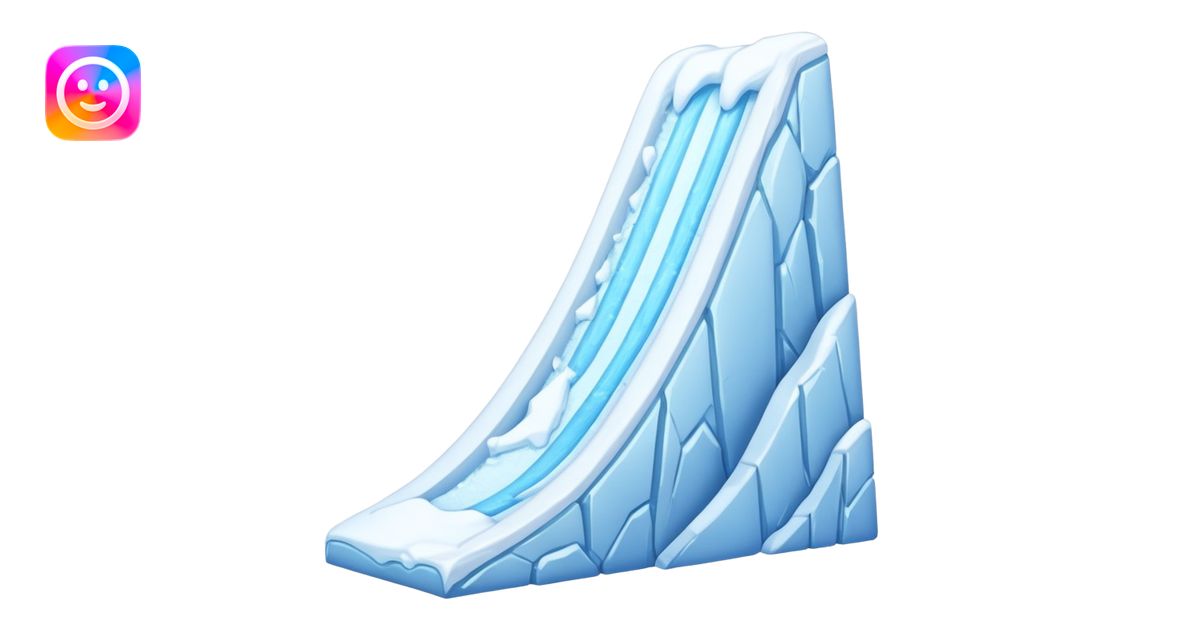 snow slope kicker emoji | AI Emoji Generator