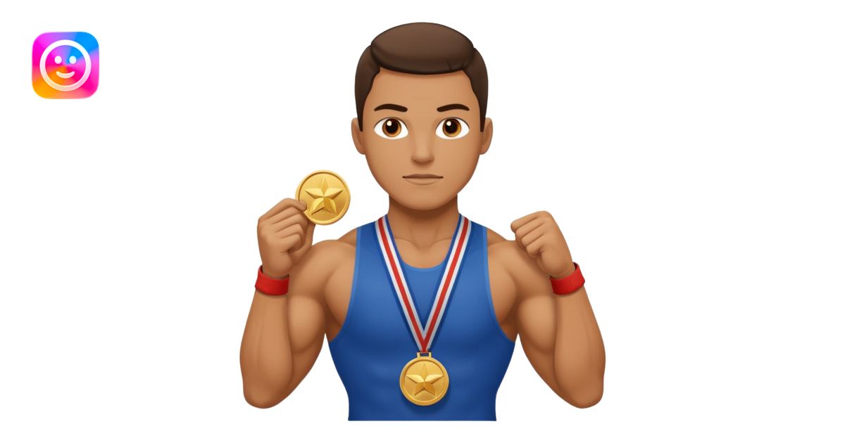 Champion with all respect emoji | AI Emoji Generator