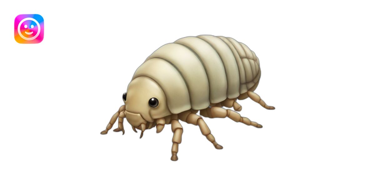 Isopod emoji | AI Emoji Generator