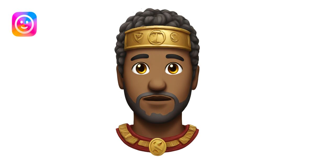 face with roman symbol on the forehead emoji | AI Emoji Generator