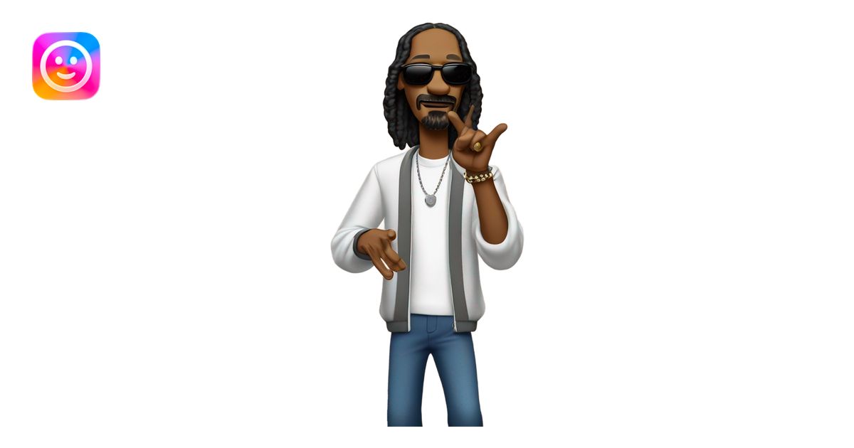 Snoop dogg mic drop emoji | AI Emoji Generator