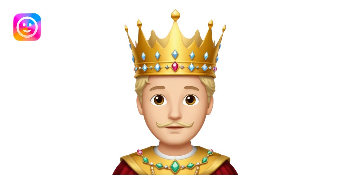 Make it based off a king emoji | AI Emoji Generator