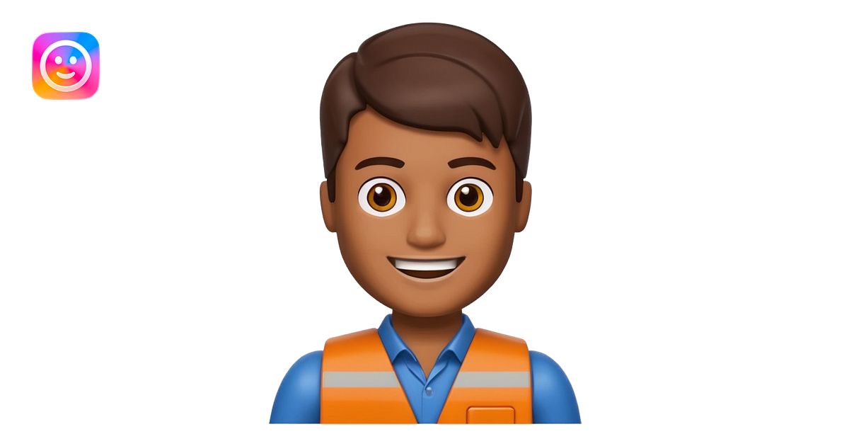 Brown boy, Lego head emoji | AI Emoji Generator