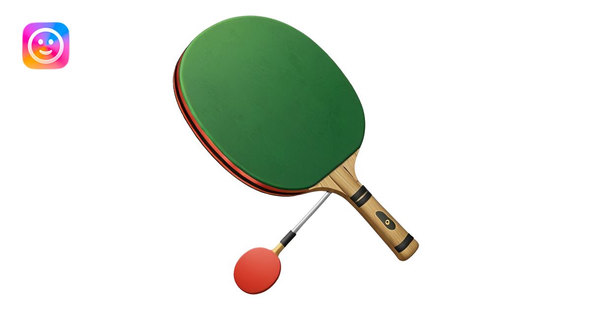 green pingpong racket emoji | AI Emoji Generator