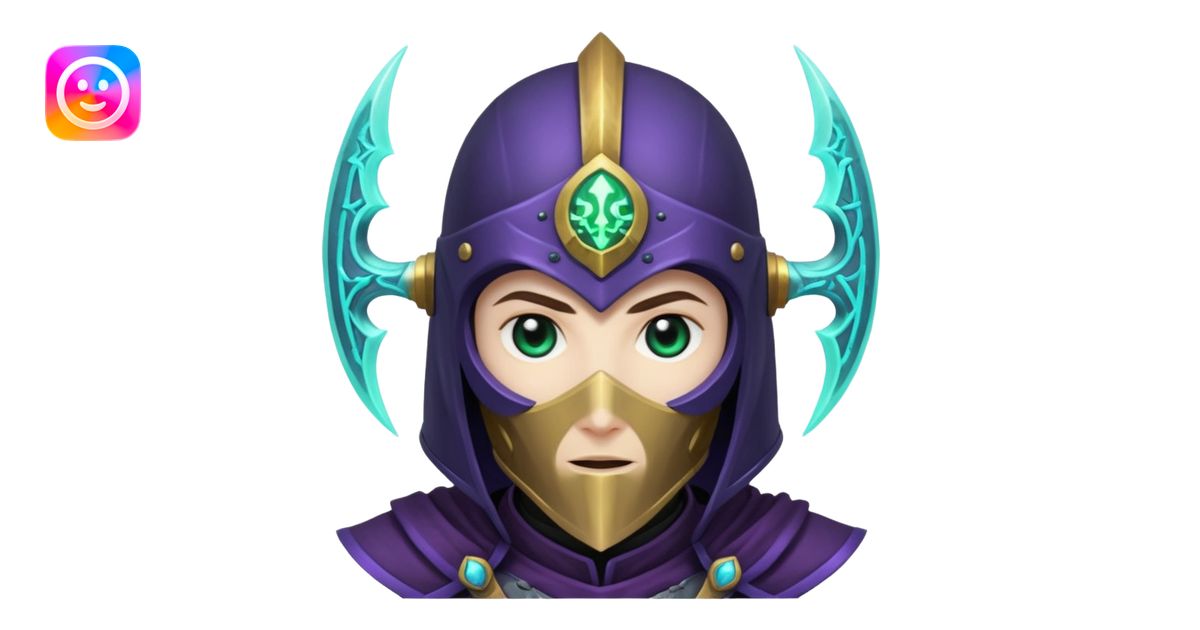 mystic knight with full face helmet and has he has eldricth powers ...