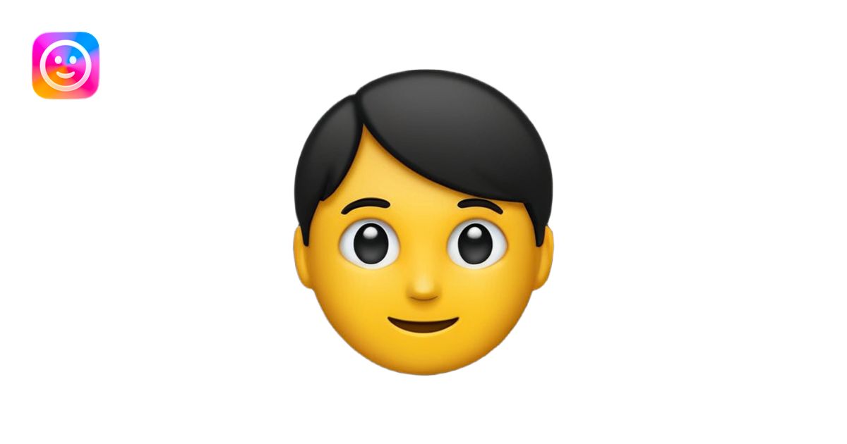emoji style from top down view, simplified but accurately recognizable ...