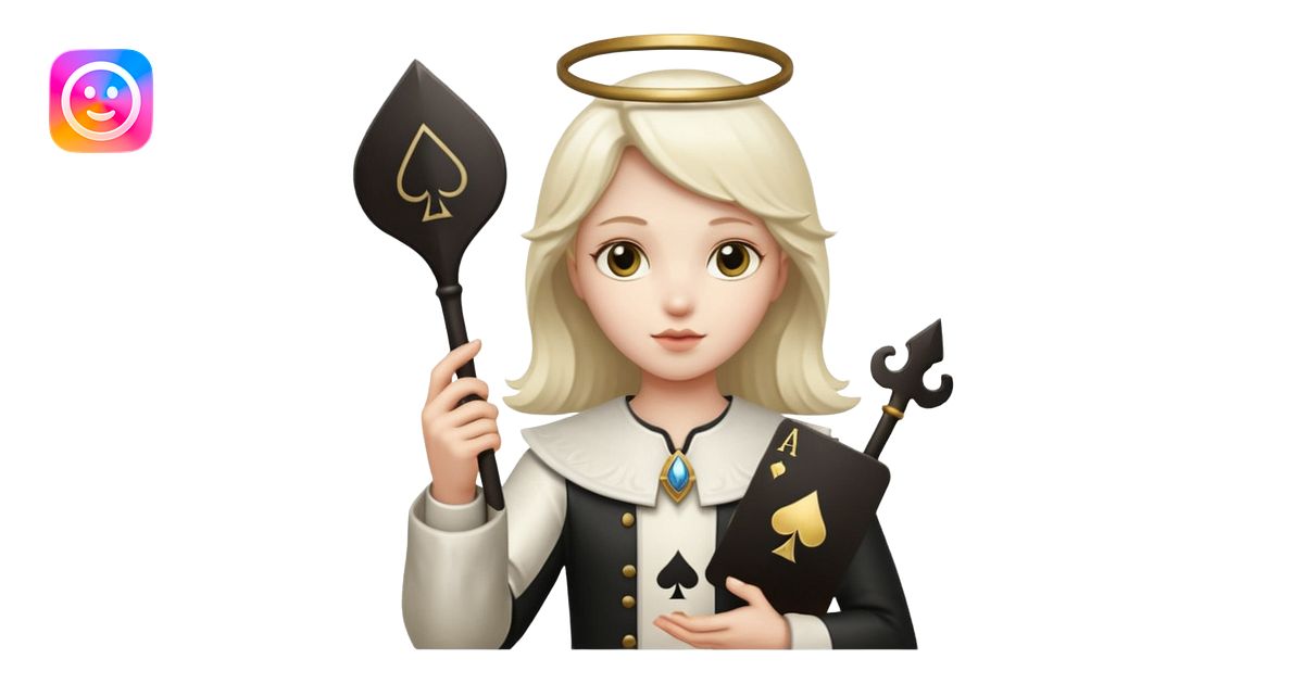 Angels and aces emoji | AI Emoji Generator