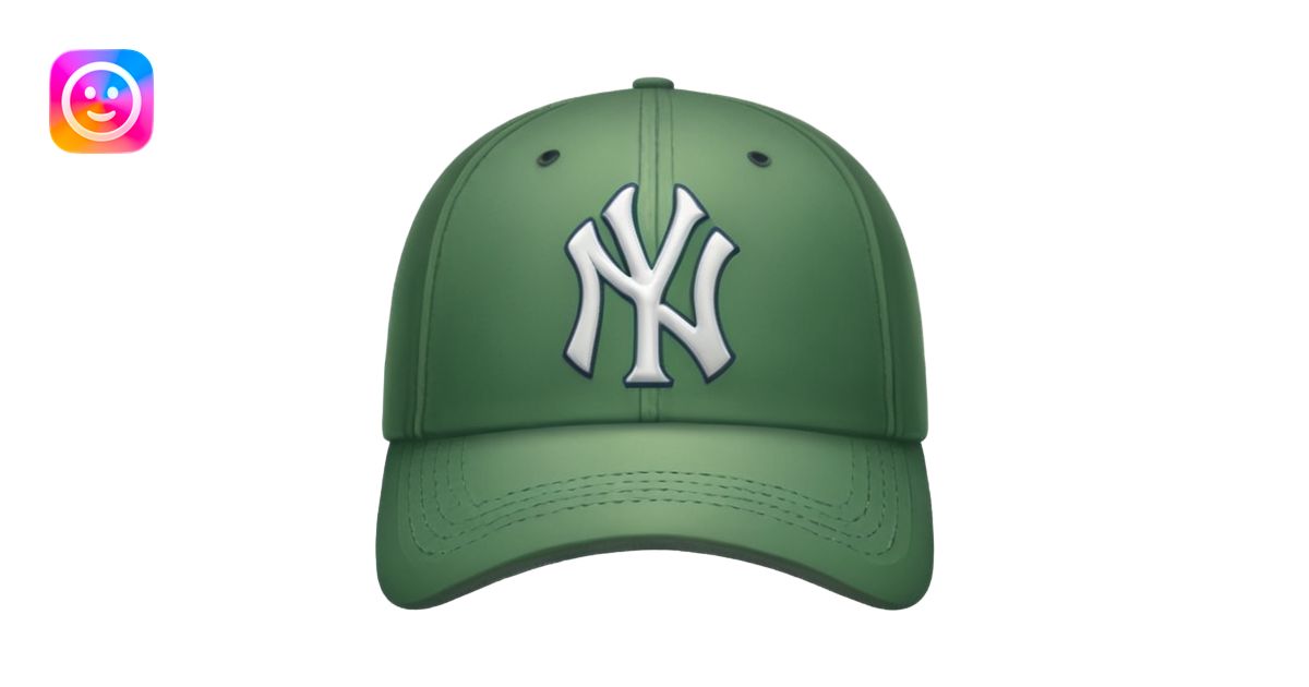 new york Yankee green cap emoji | AI Emoji Generator