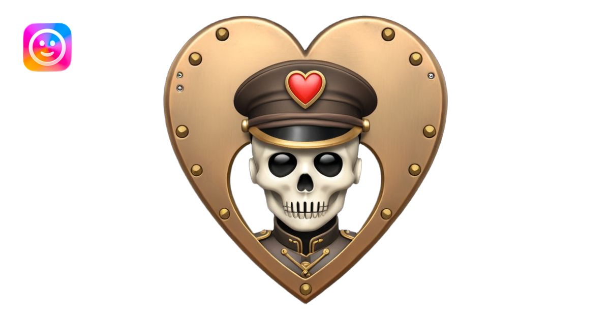 Death Korps Of Krieg Heart Steampunk Clone Army style love heart emoji ...