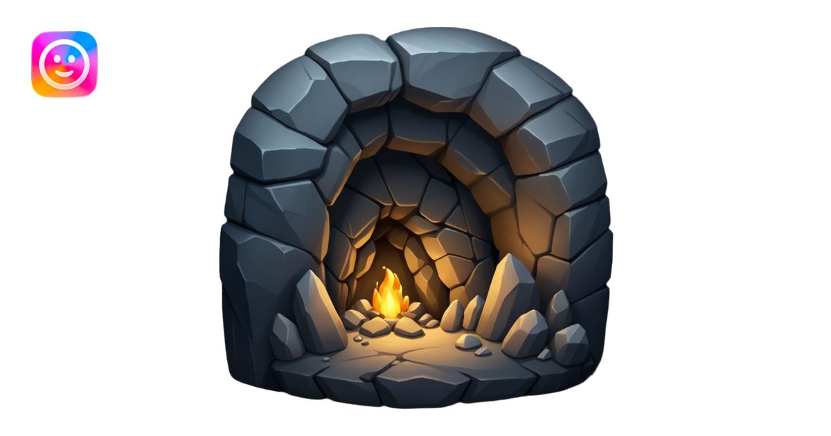 a cave emoji | AI Emoji Generator