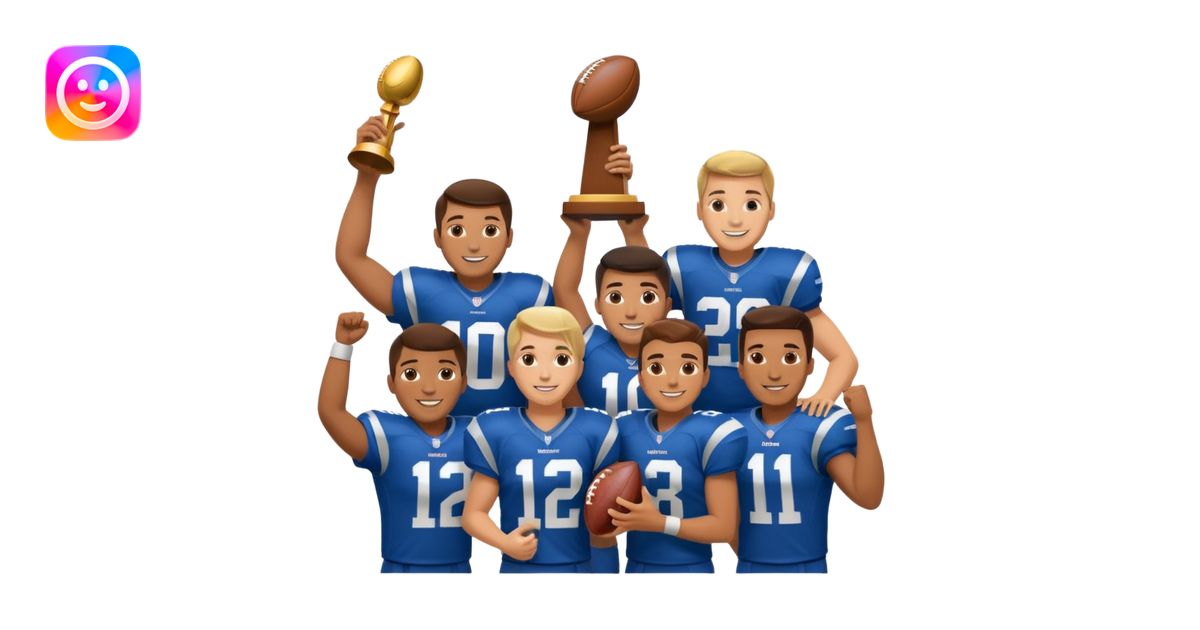 Parkland raiders wining a super bowl emoji | AI Emoji Generator