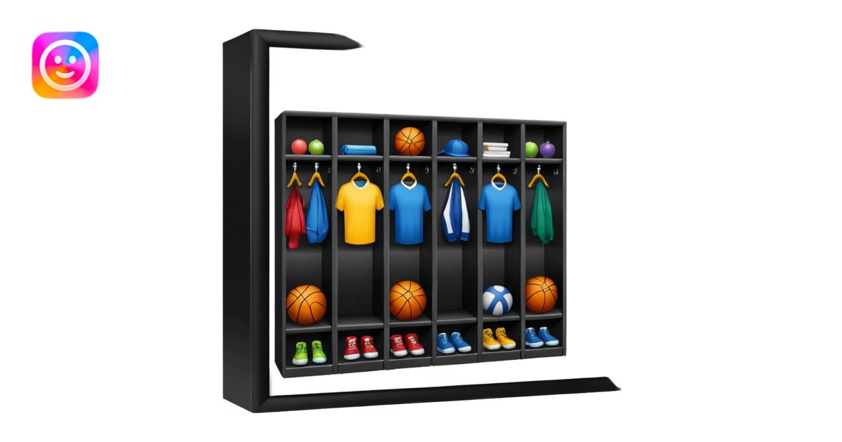 School Gym locker room emoji | AI Emoji Generator