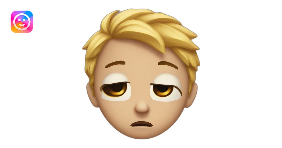 crying trying not to cry emoji | AI Emoji Generator