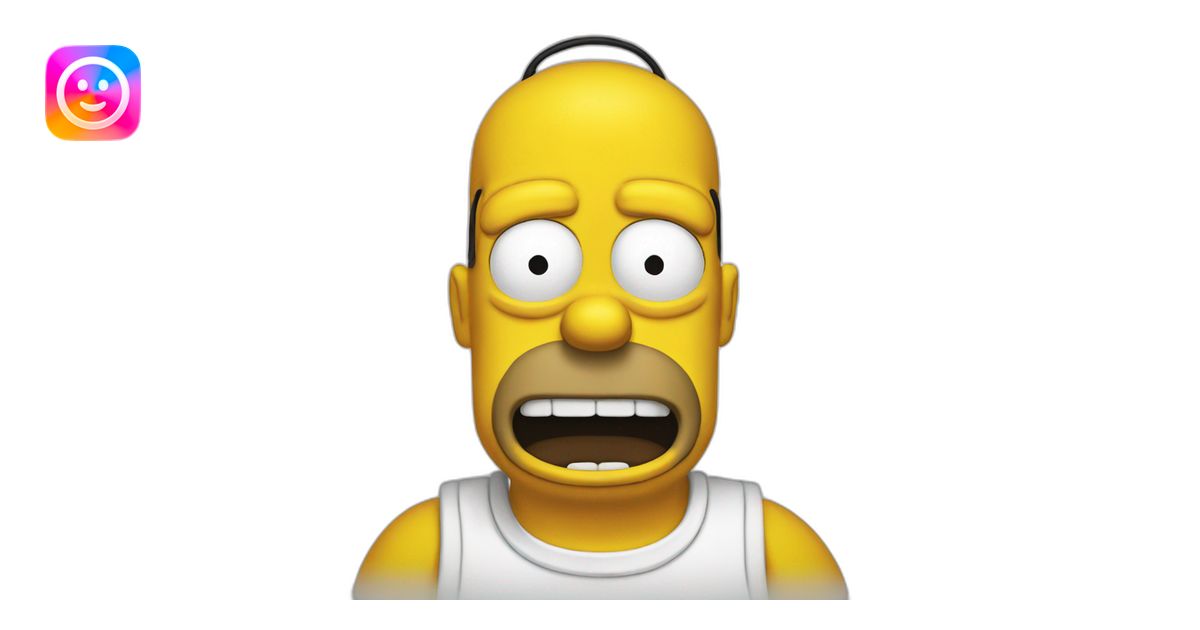 Homer simpson emoji | AI Emoji Generator