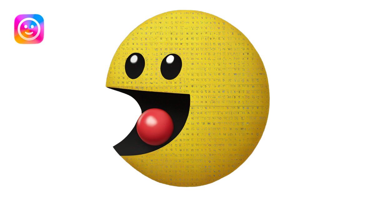 Pac-Man emoji | AI Emoji Generator