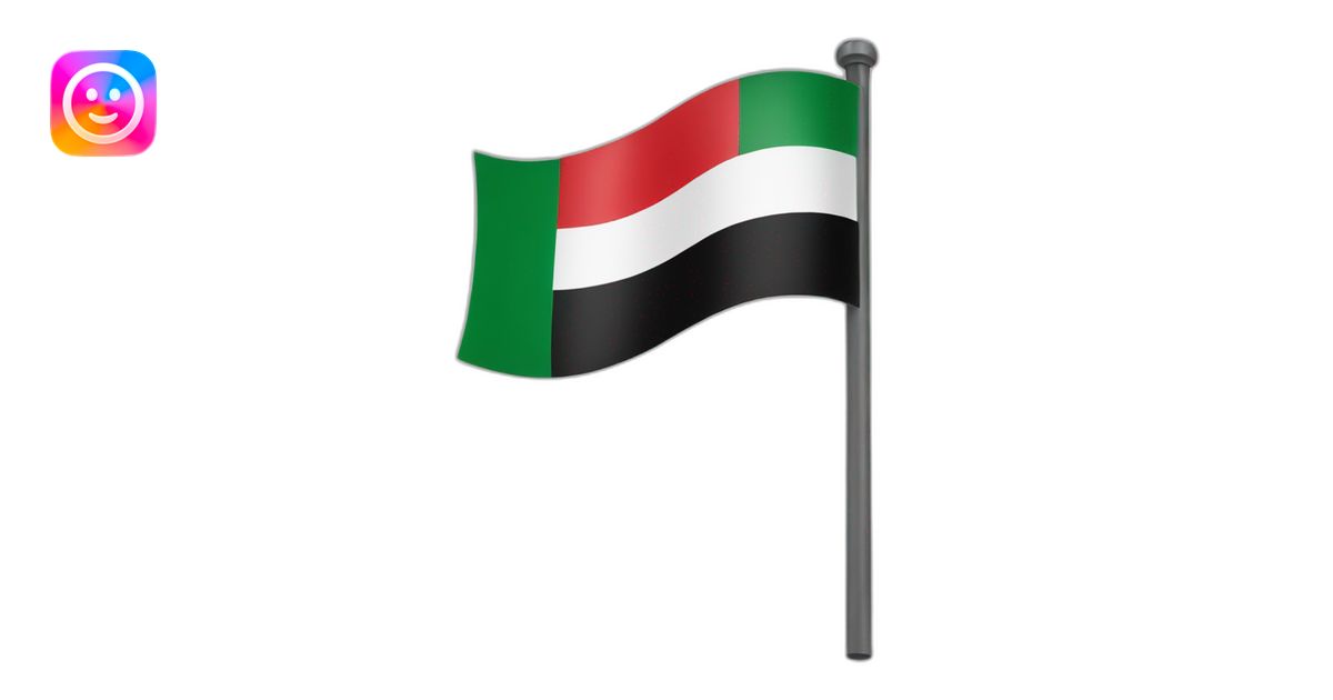 UAE FLAG emoji | AI Emoji Generator