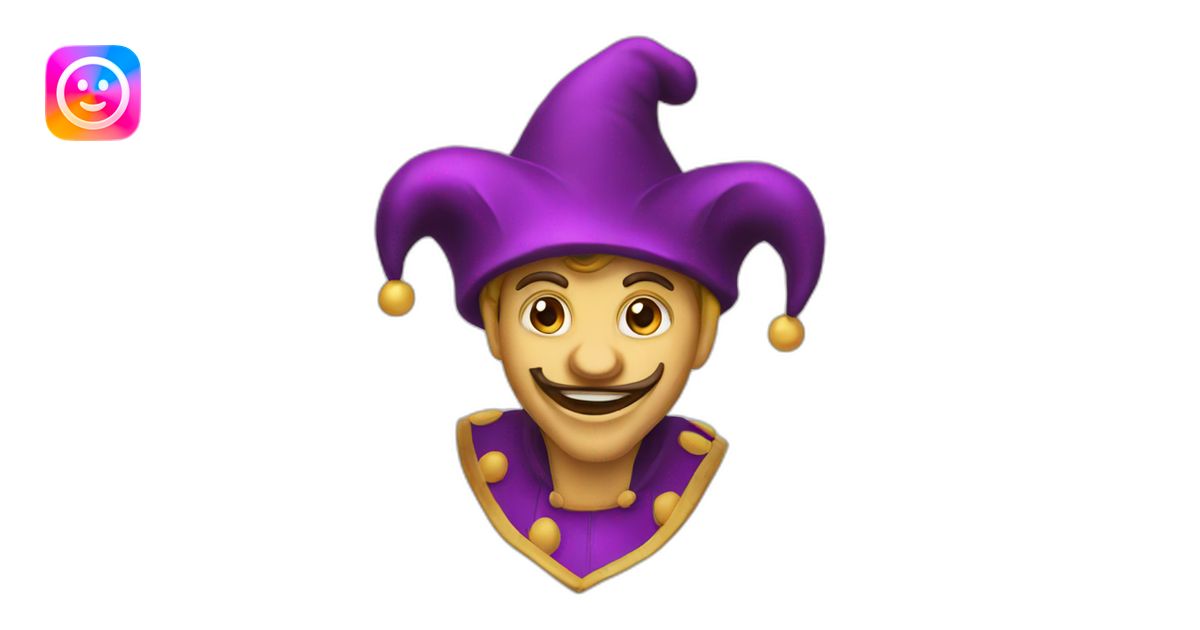 the jester emoji | AI Emoji Generator