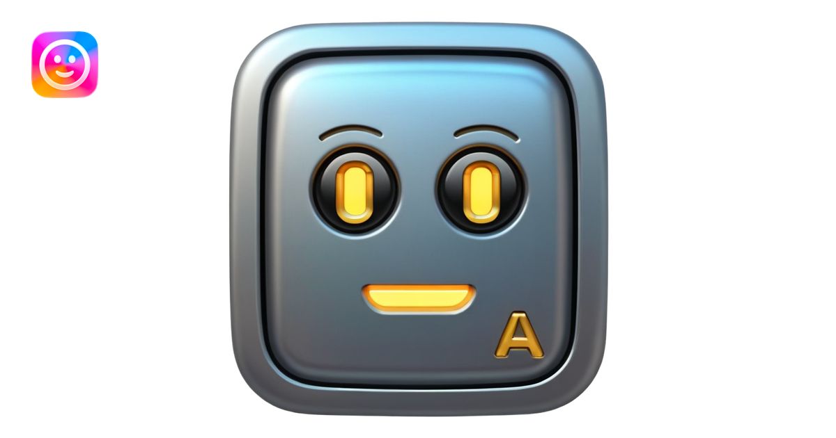 generate an emoji of Artificial Intelligence, maybe a cpu with ai ...
