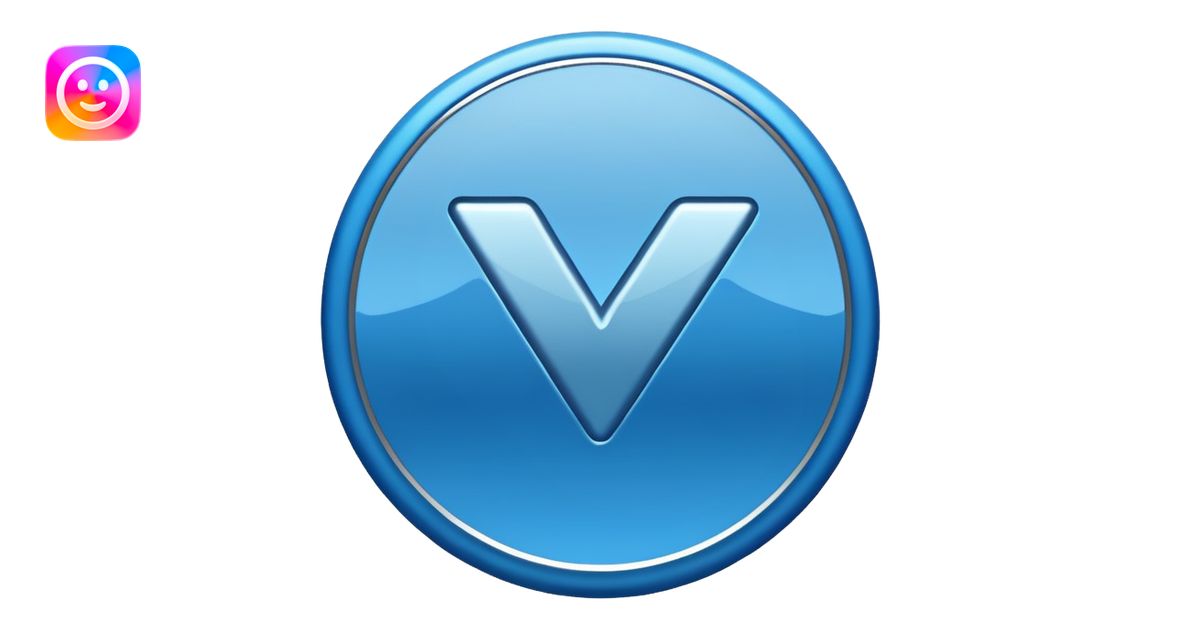 Roblox Verified Checkmark emoji | AI Emoji Generator