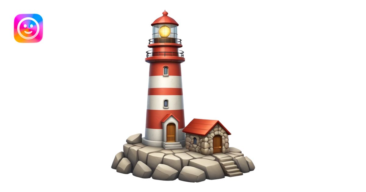 Lighthouse emoji | AI Emoji Generator