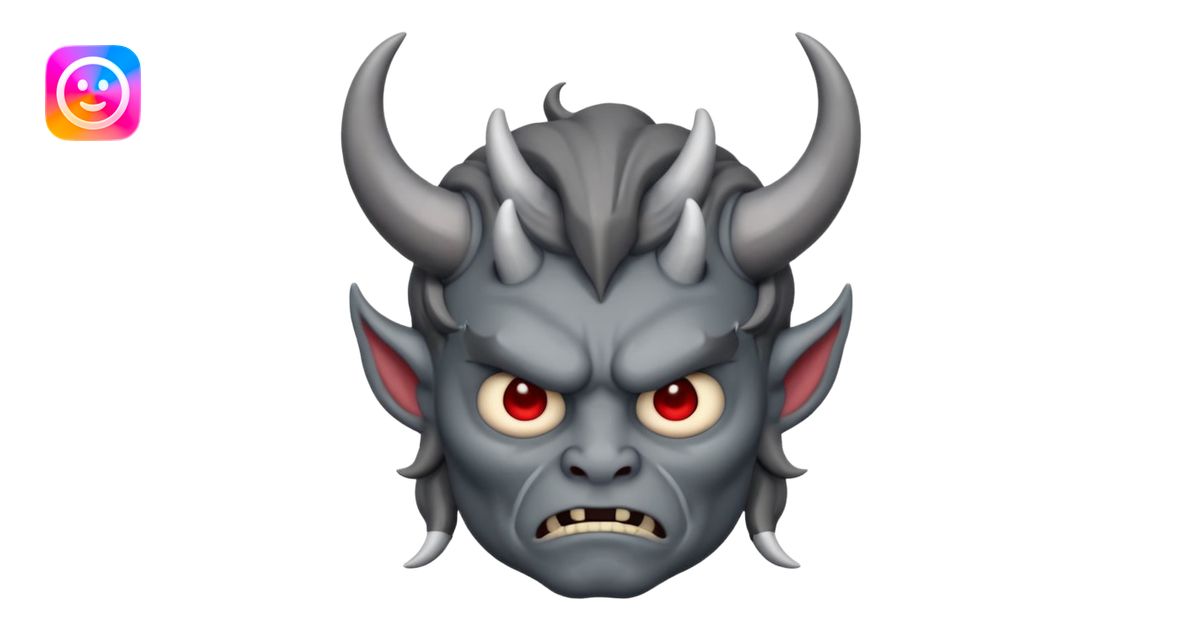 very sad demon memoji emoji | AI Emoji Generator
