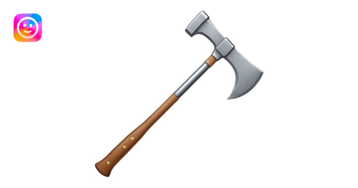 Axe throwing emoji | AI Emoji Generator