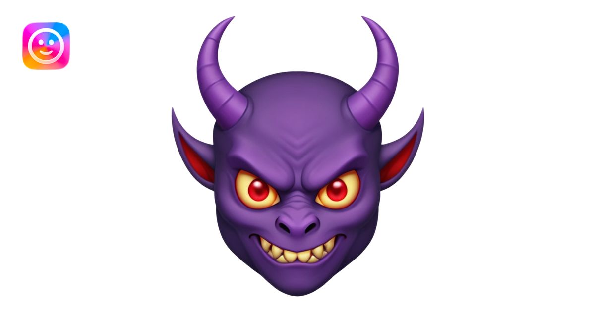 diablo morado emoji | AI Emoji Generator