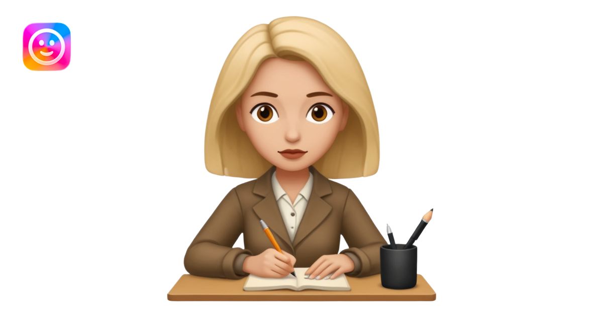 female poet emoji | AI Emoji Generator