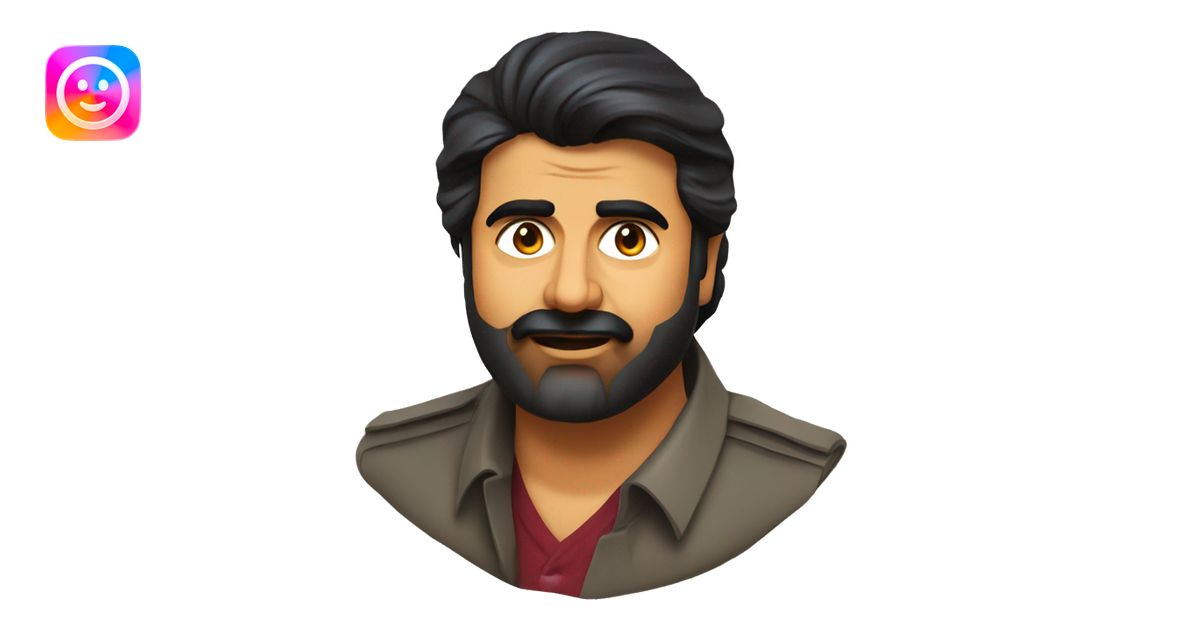 Mollywood actor Mammooty emoji | AI Emoji Generator