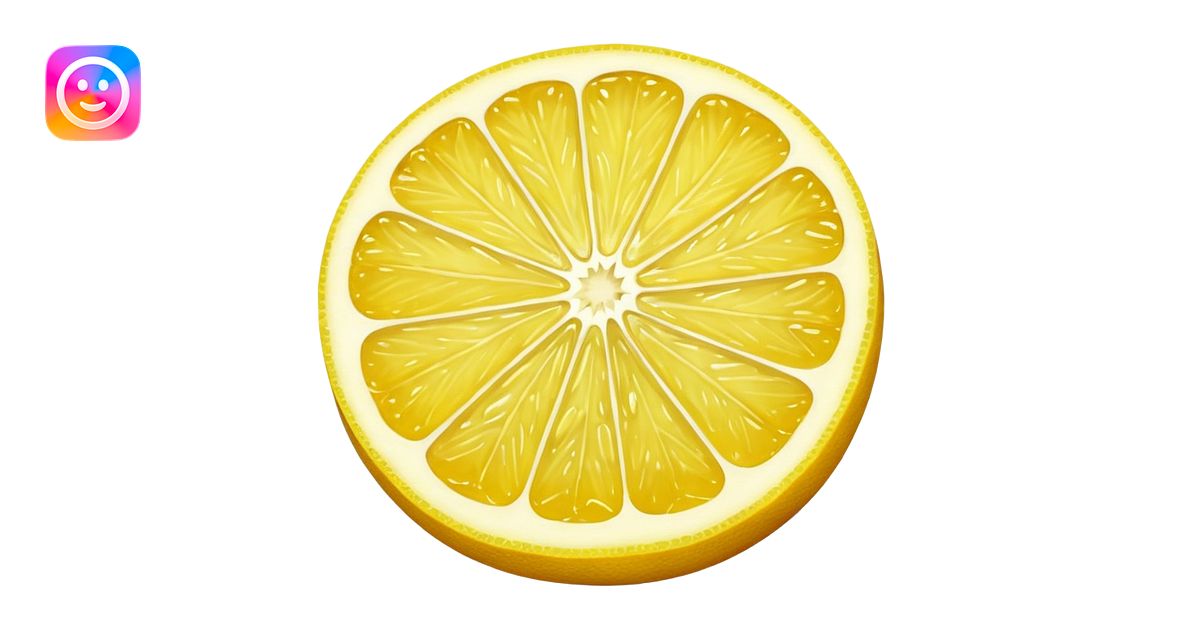 lemon cut emoji | AI Emoji Generator