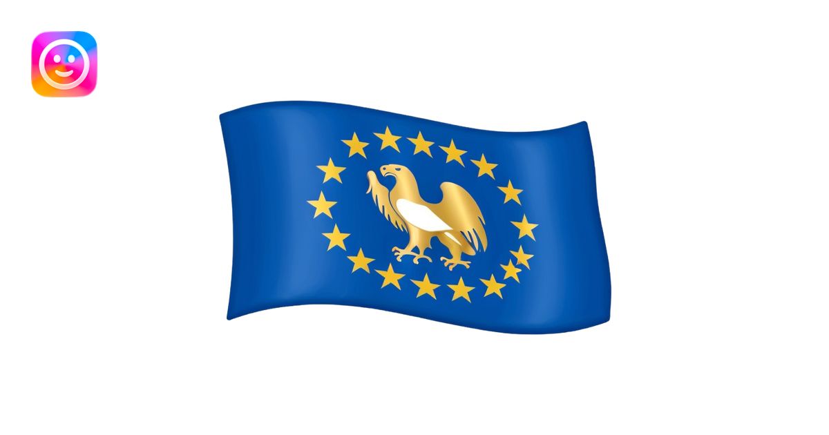 Flag of a country called Kosovo emoji | AI Emoji Generator