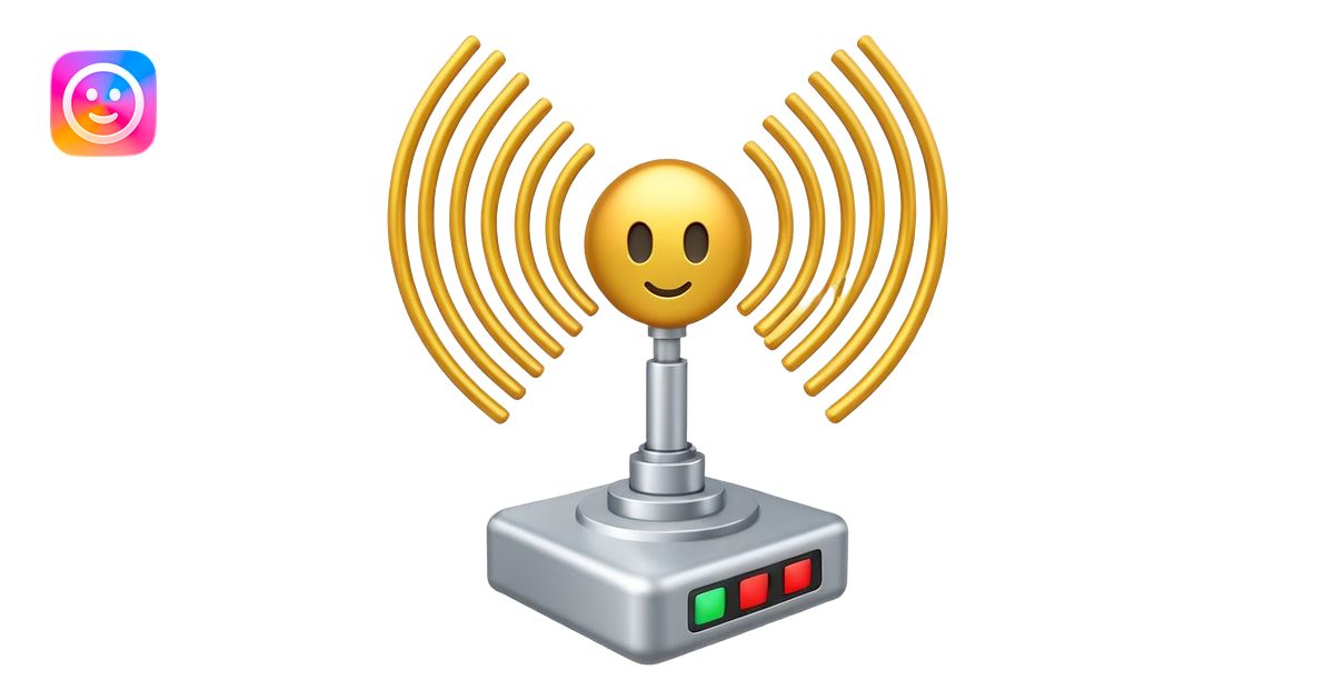 frequency sensor with antennas emoji | AI Emoji Generator