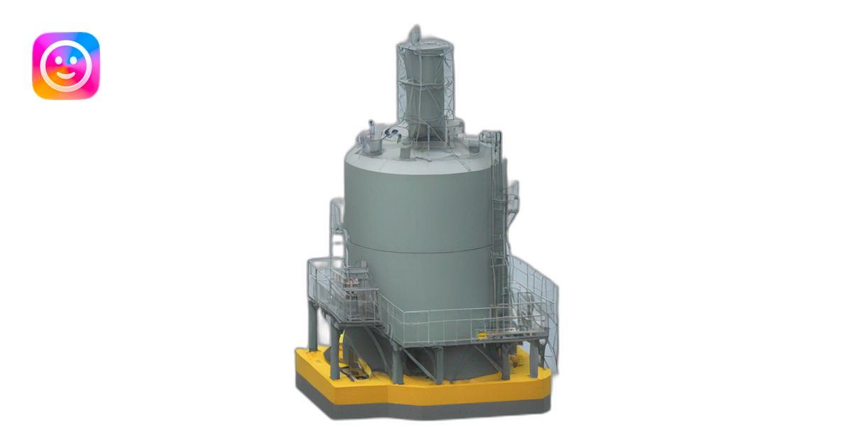 Small Modular Reactor emoji | AI Emoji Generator