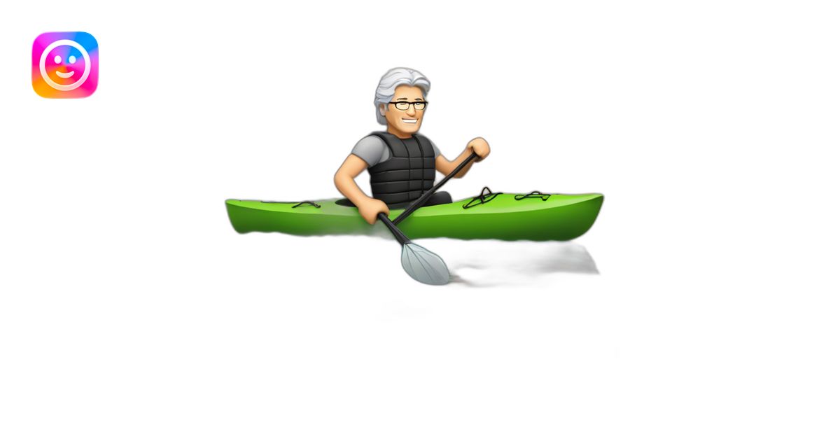 Richard gere kayaking emoji | AI Emoji Generator