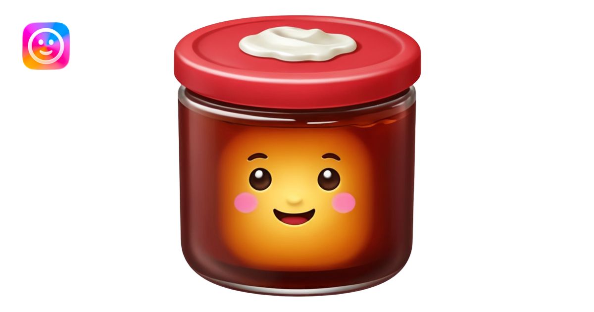 Red Bean Paste Jelly emoji | AI Emoji Generator