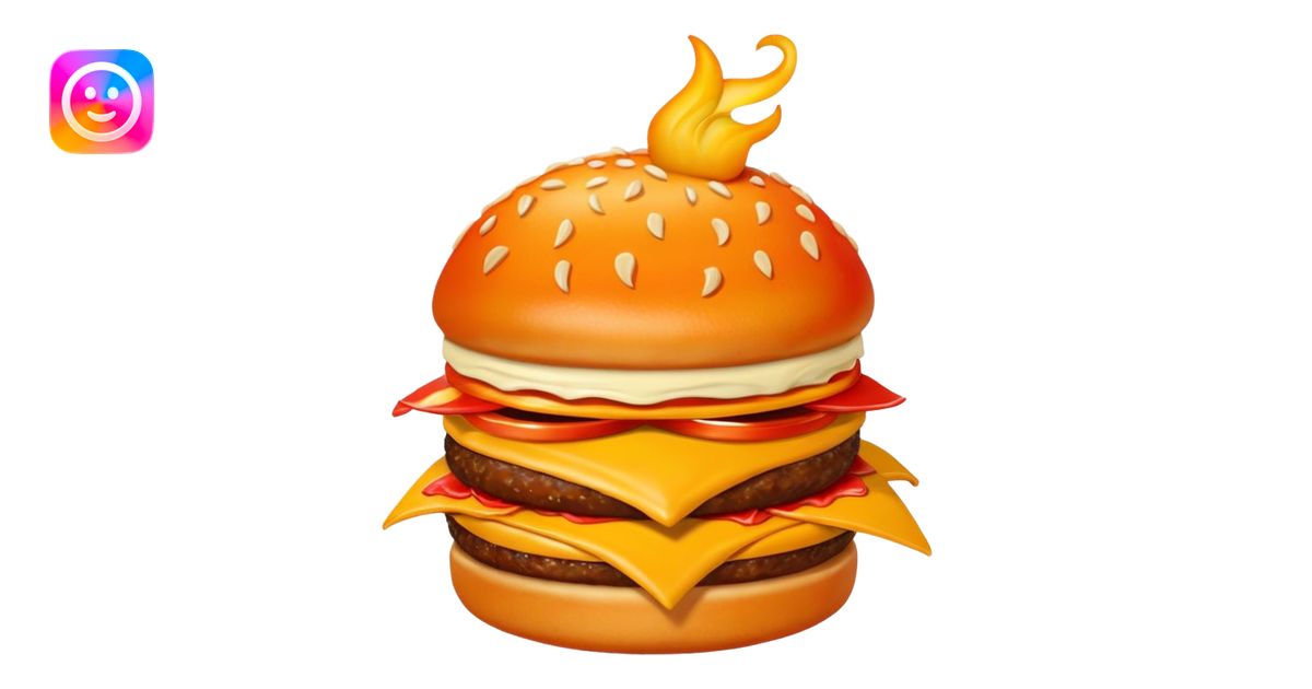 Dracaufeu mange un macdo emoji | AI Emoji Generator