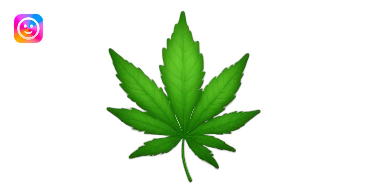 Weed leaf emoji | AI Emoji Generator