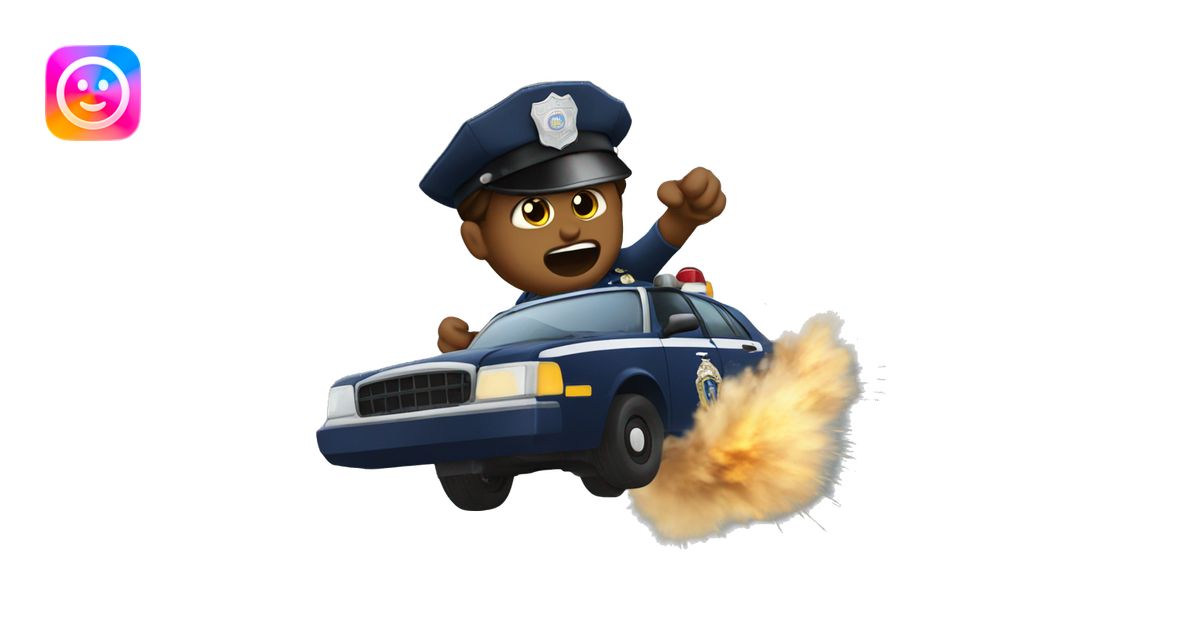 police chase emoji | AI Emoji Generator