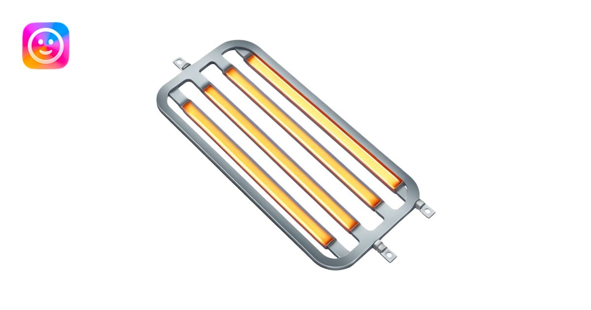 thin strip heating element emoji | AI Emoji Generator