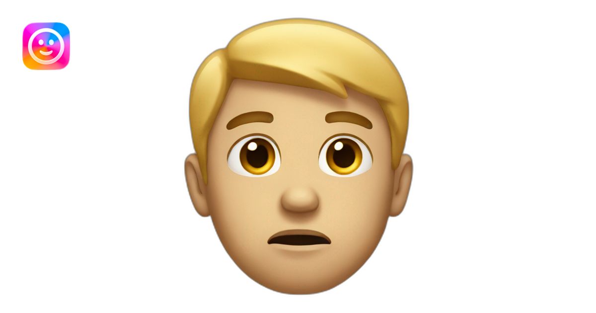 sad down emoji | AI Emoji Generator