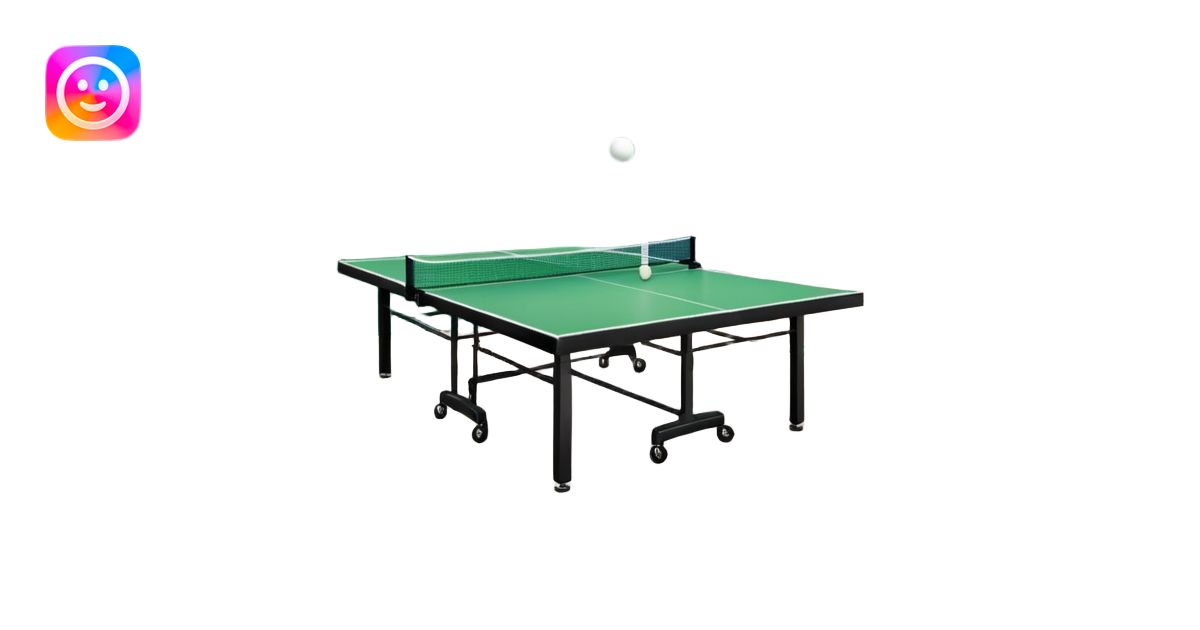 An open house garage that has a ping pong table. The view is from the ...