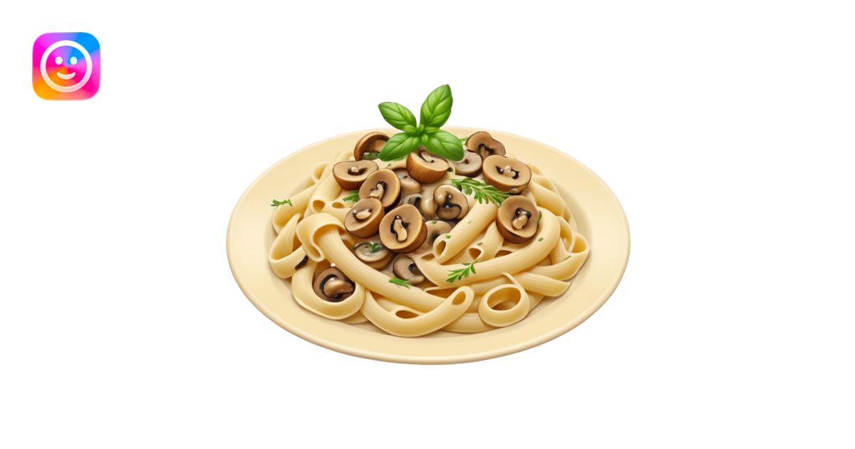 cream pasta emoji | AI Emoji Generator