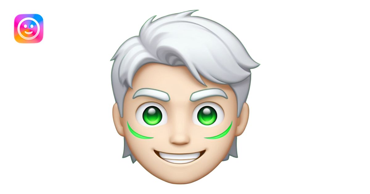 Danny phantom as an emoji emoji | AI Emoji Generator
