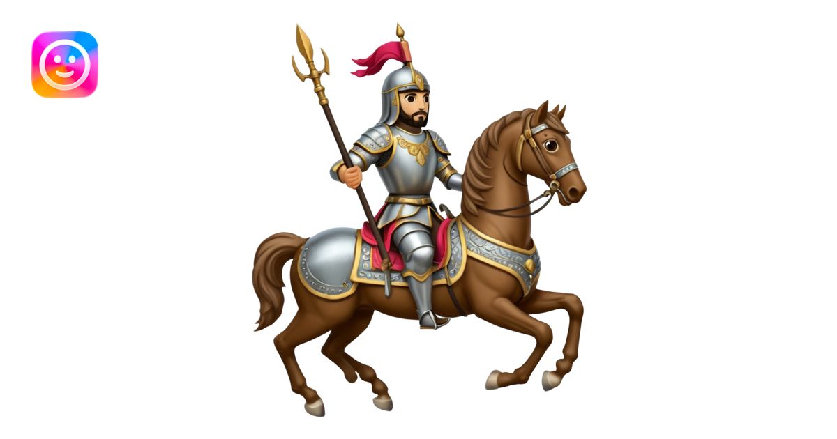 persian heavy cavalry emoji | AI Emoji Generator