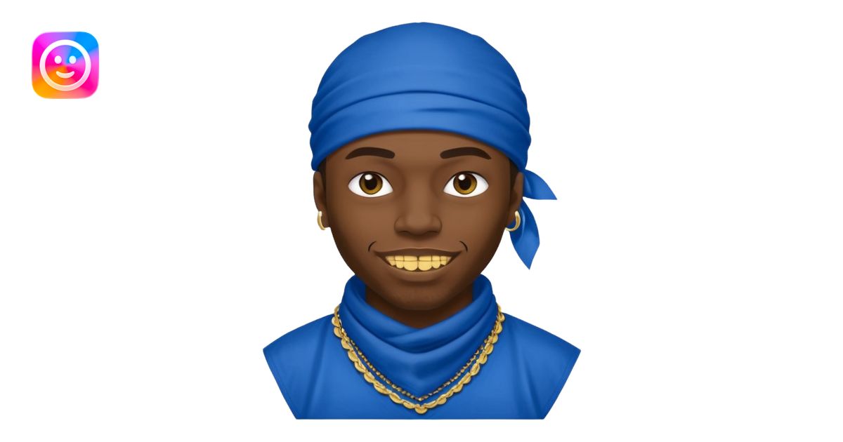 gangster crips emoji | AI Emoji Generator