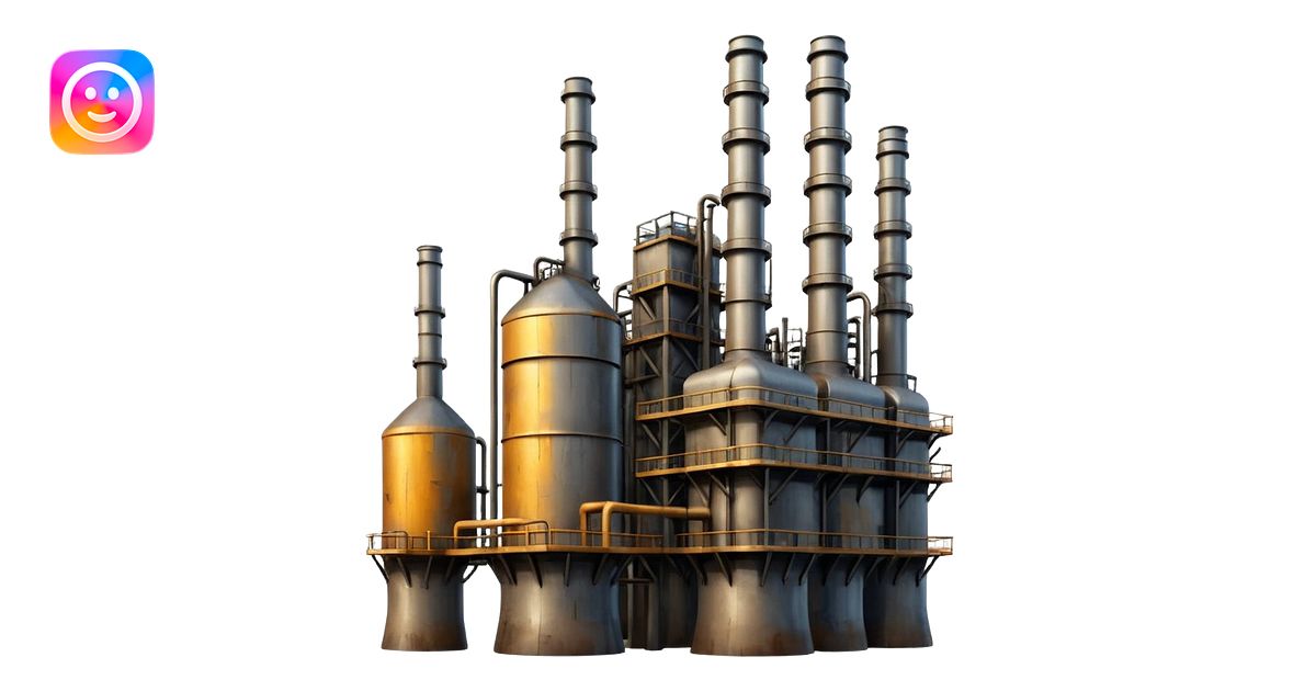 oil refinery rust free emoji | AI Emoji Generator