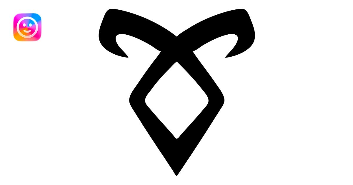 parabatai symbol, bold icon, strong outlines, simple and recognizable ...