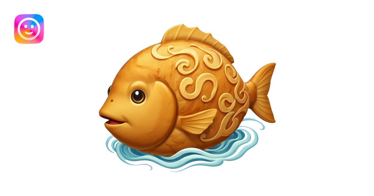 Fish Cake with Swirl emoji | AI Emoji Generator